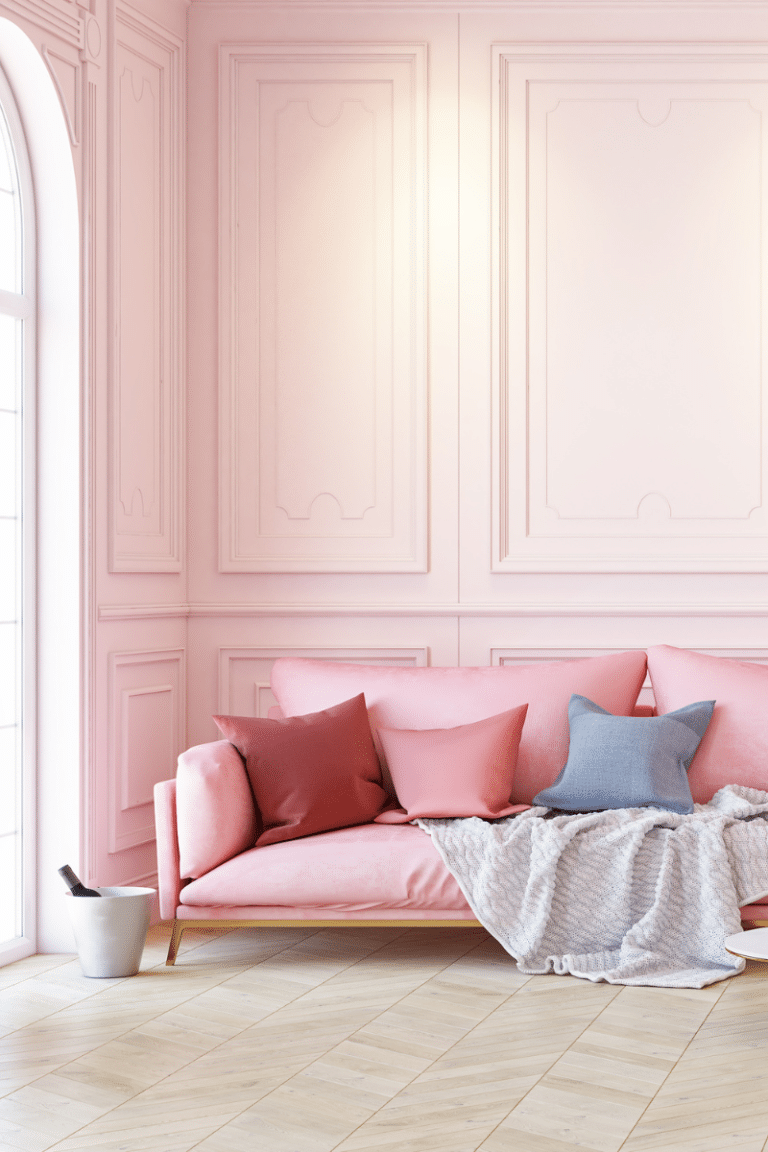 Rosa na decoração como Refúgio de Beleza e Autocuidado - Studio Co.Crie